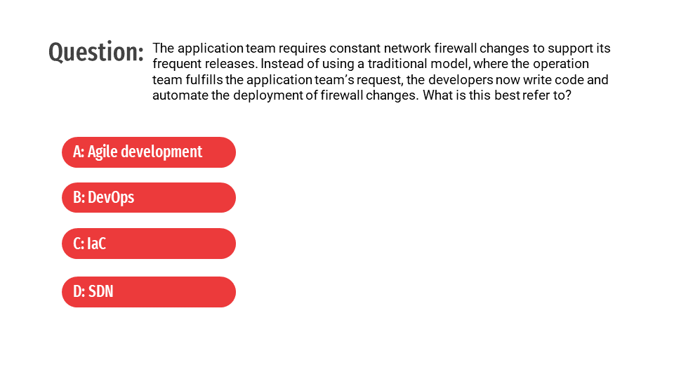 You know what DevOps is? Attempt this question. – One Page Press